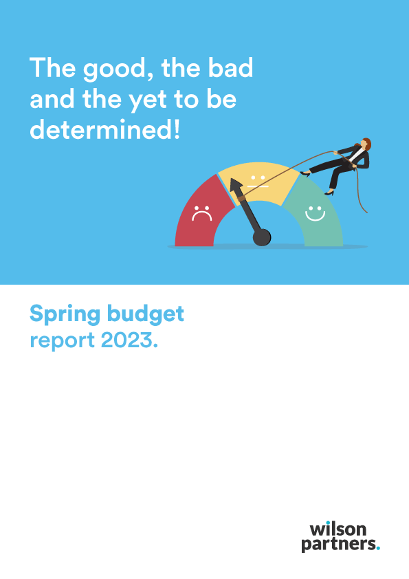 Spring Budget 2023 Summary - Wilson Partners